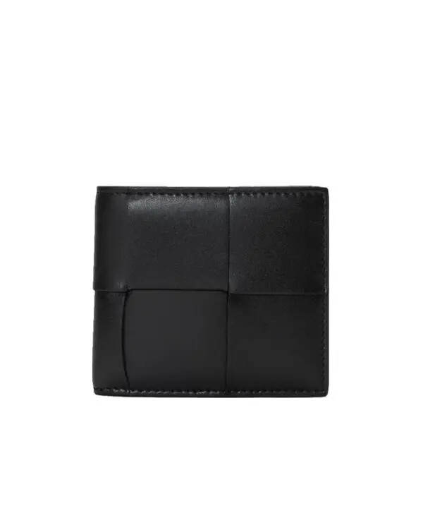 Bottega Veneta Intrecciato Bifold Wallet - Black