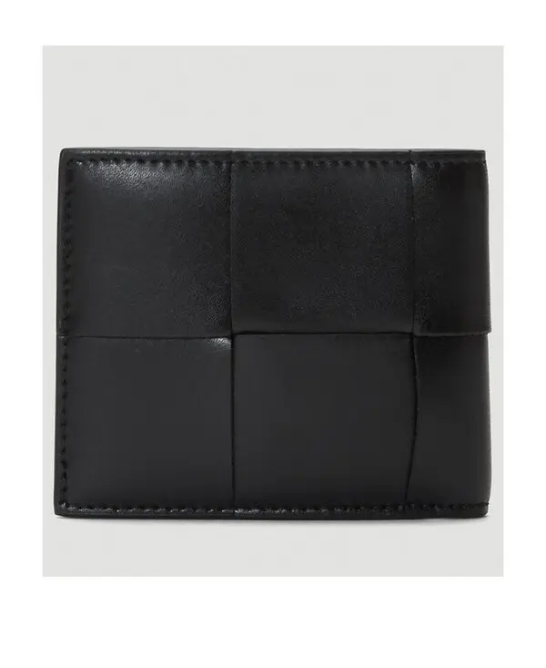 Bottega Veneta Intrecciato Bifold Wallet - Black