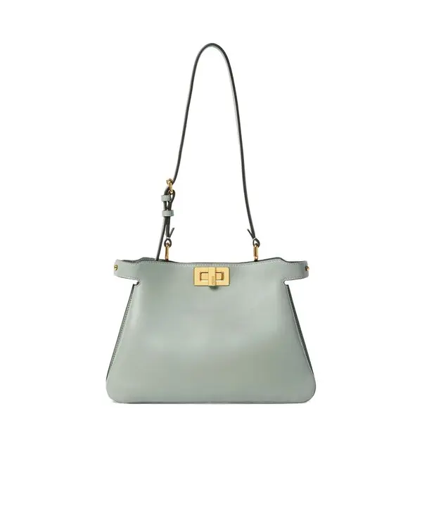 Fendi Peekaboo Soft Small Shoulder Bag - Green