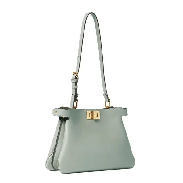 Fendi Peekaboo Soft Small Shoulder Bag - Green
