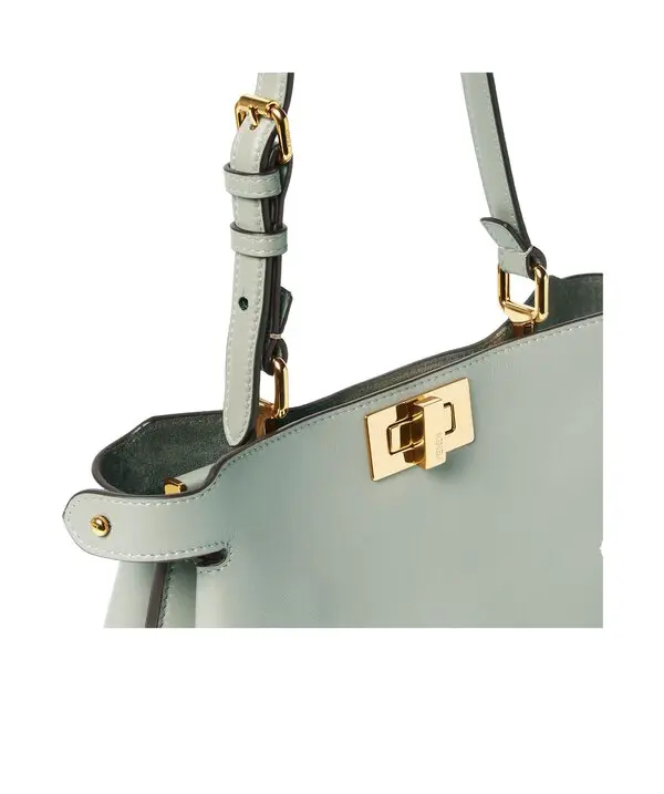 Fendi Peekaboo Soft Small Shoulder Bag - Green