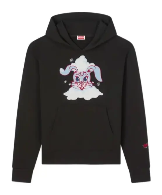 Kenzo Embroidered Cotton Hoodie