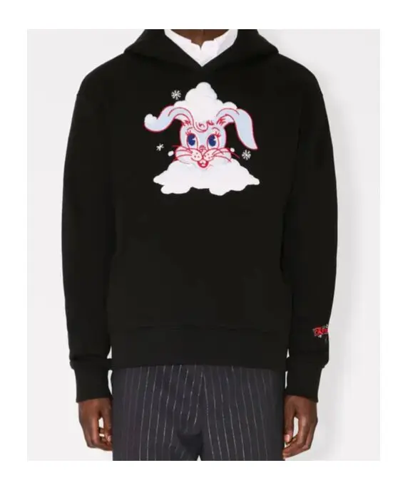 Kenzo Embroidered Cotton Hoodie