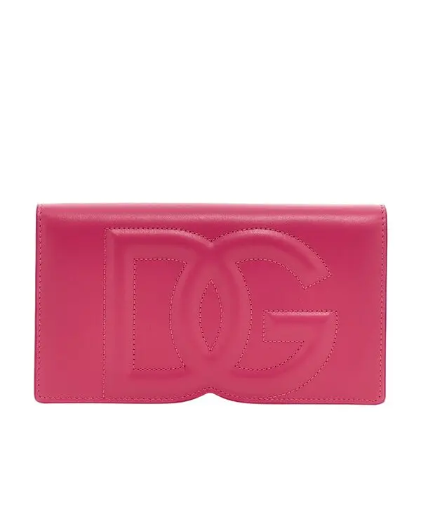 Dolce & Gabbana Logo Embossed Shoulder Bag