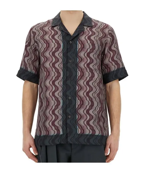 Dries Van Noten Short Sleeve Shirt - Multi-color