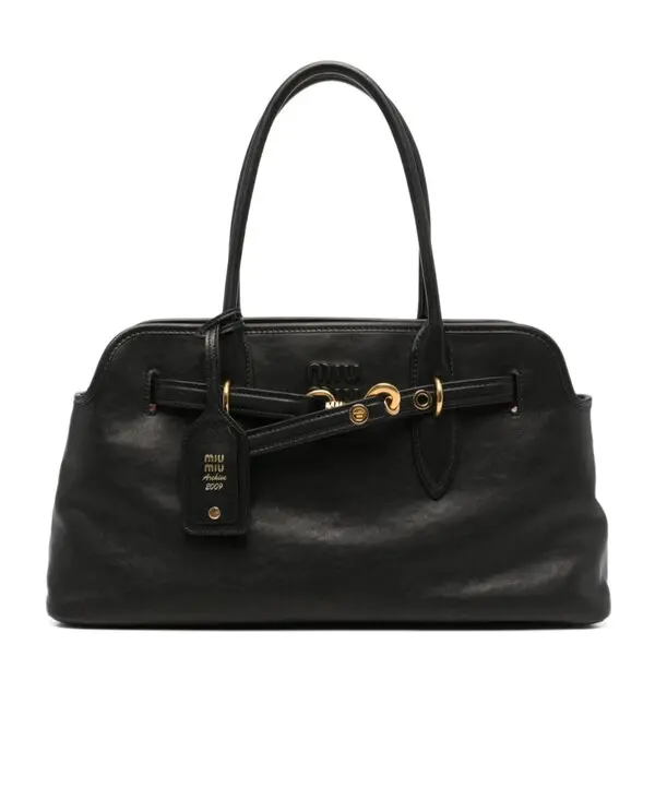 Miu Miu Aventure Tote Bag - Black