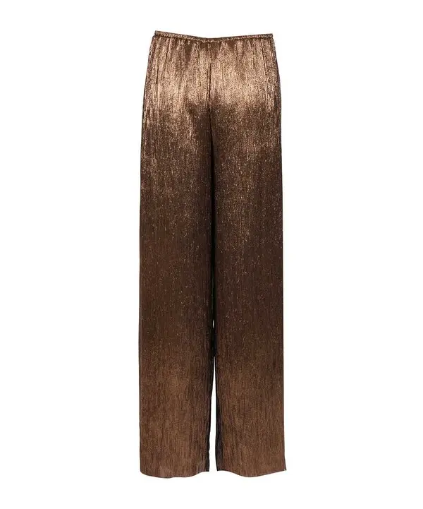 FORTE_FORTE Metallic Wide Leg Trousers