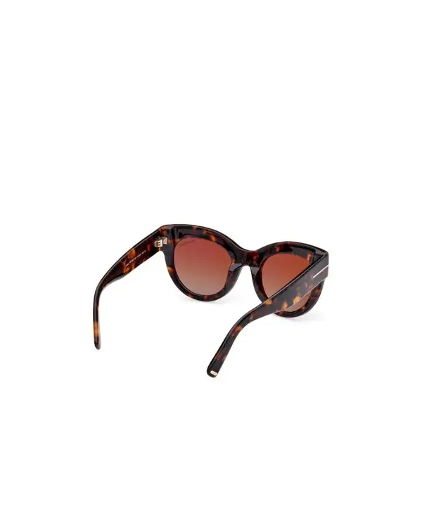 TOM FORD Cat Eye Frame Sunglasses - Brown