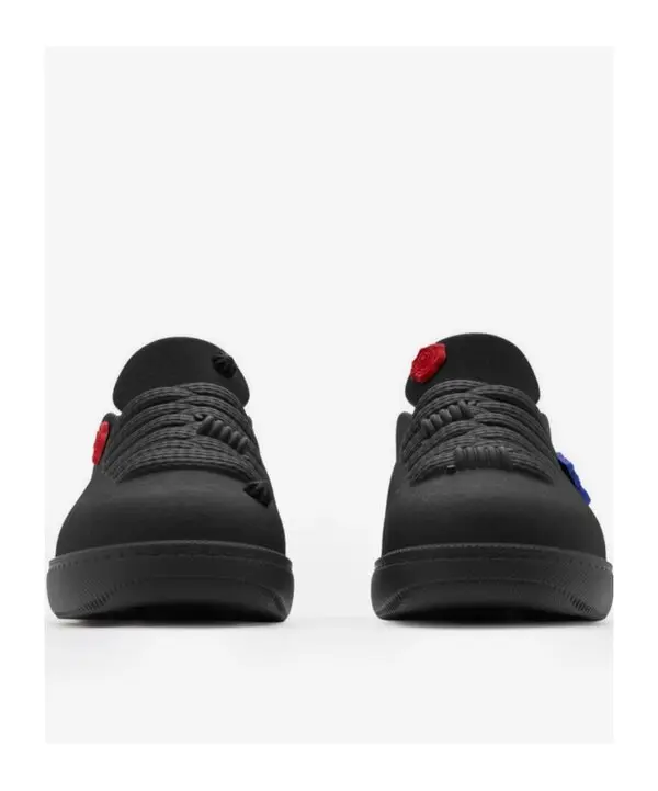 Burberry Bubble Charm-embellished Sneakers - Black