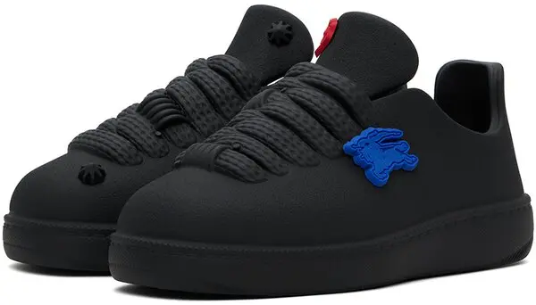 Burberry Bubble Charm-embellished Sneakers - Black