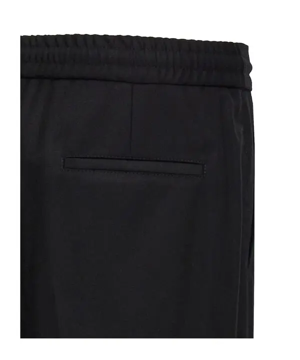 Brunello Cucinelli Elasticated Drawstring Waist Trousers - Black