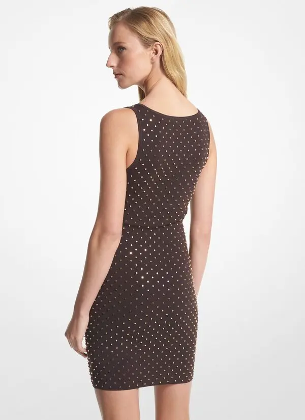 Michael Kors Embellished Sleeveless Mini Dress