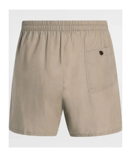 Dolce & Gabbana Cotton Poplin Boxer Shorts - Beige