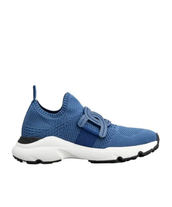 TOD'S Logo-patch Low-top Sneakers - Blue