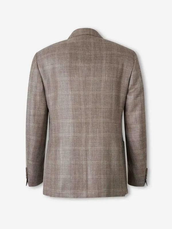 Canali American Straight Plaid Blazer - Gray