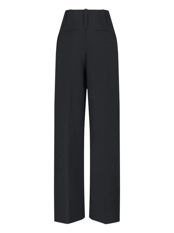 Victoria Beckham Pleated Trousers - Black