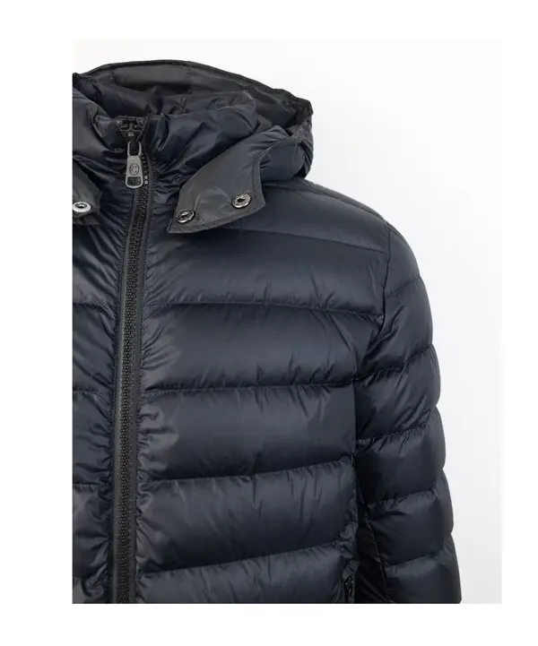 COLMAR Long-sleeved Quilted Hooded Jacket - Black