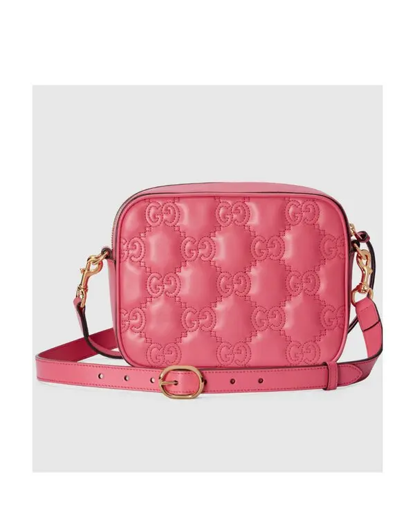 Gucci Gg Matelassé Zip-up Crossbody Bag