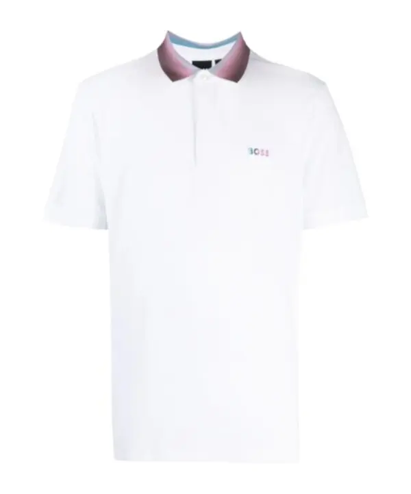 Hugo Boss Logo-embroidered Cotton Polo Shirt