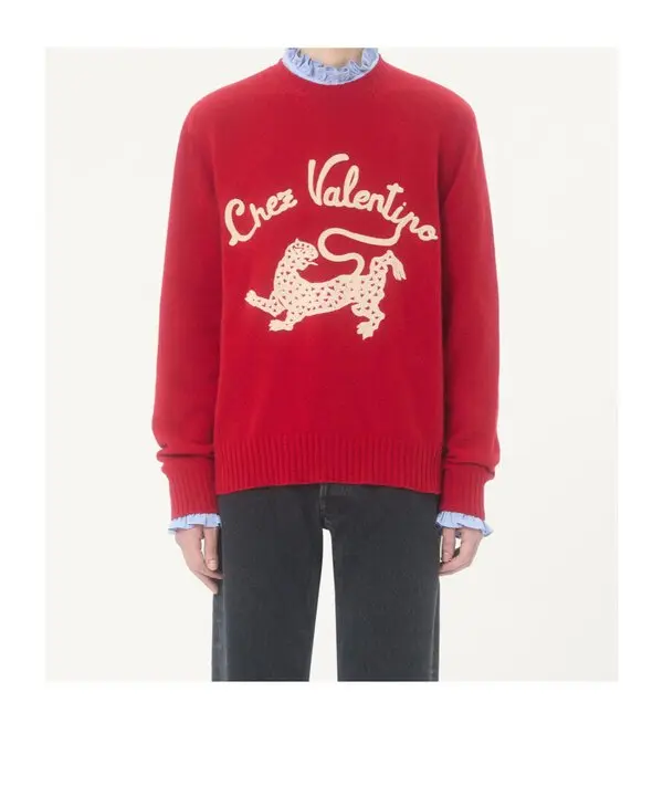 Valentino Garavani Embroidered Crewneck Jumper