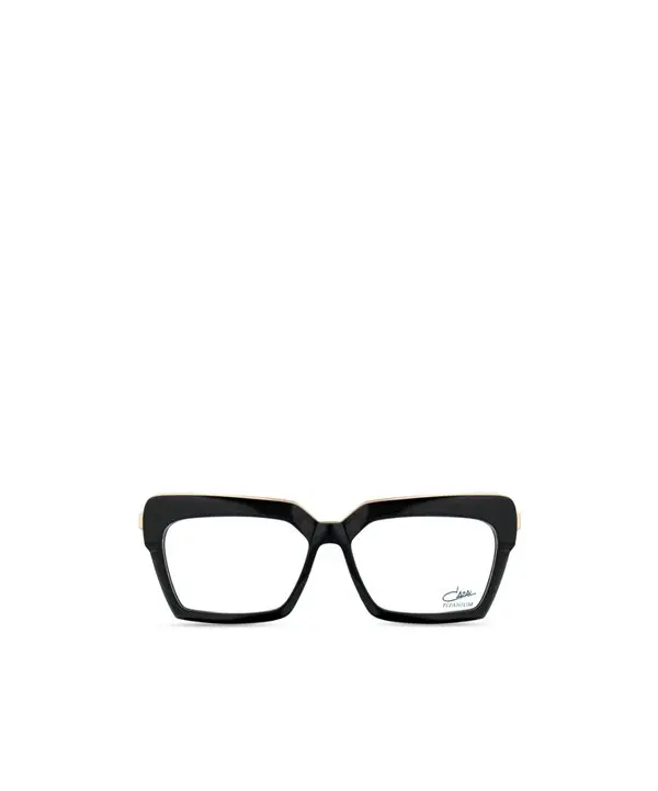Cazal Square Frame Eyeglasses - Black Gold