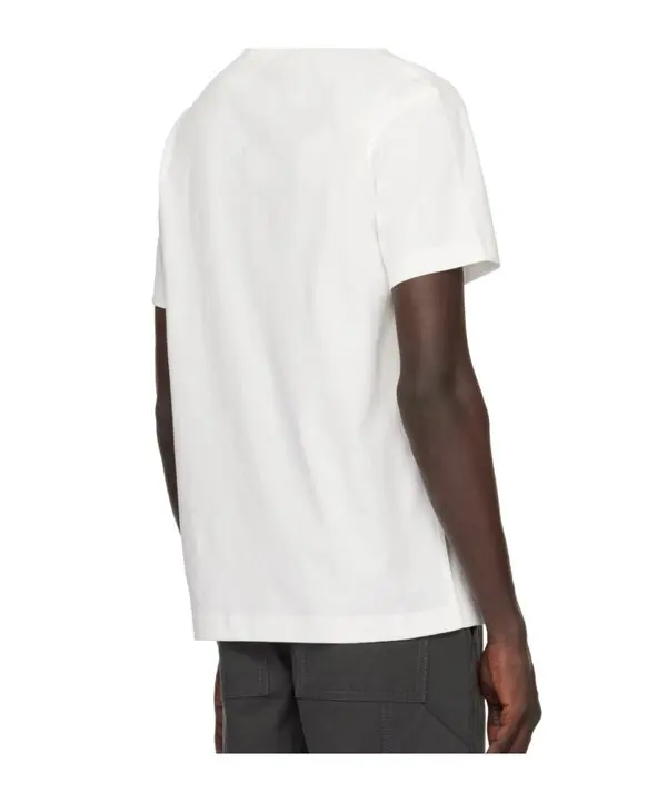 Burberry Check Patch Crewneck T-shirt - Chalk Color