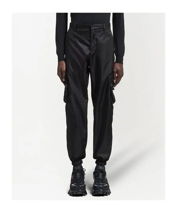 Prada Straight Leg Cargo Pants - Black