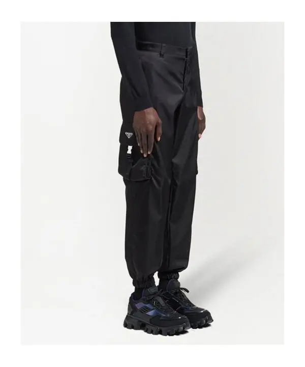 Prada Straight Leg Cargo Pants - Black
