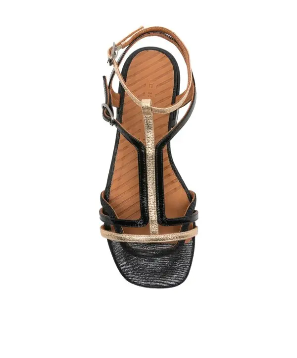 Chie Mihara Tylala Strappy Flat Sandals - Black