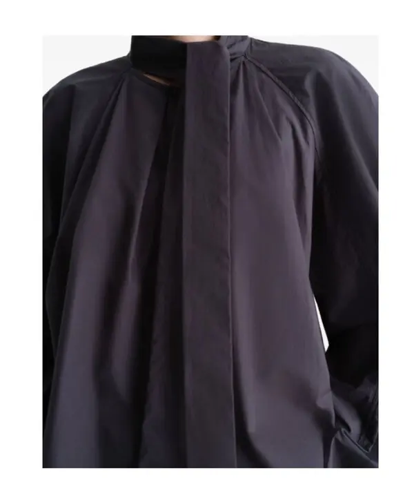 LEMAIRE Ascot Blouse With Rounded Hem