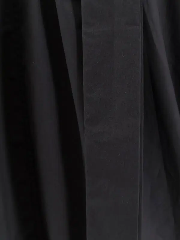 LEMAIRE Ascot Blouse With Rounded Hem - Charcoal