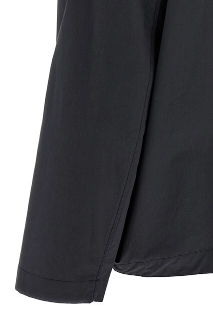 LEMAIRE Ascot Blouse With Rounded Hem - Charcoal