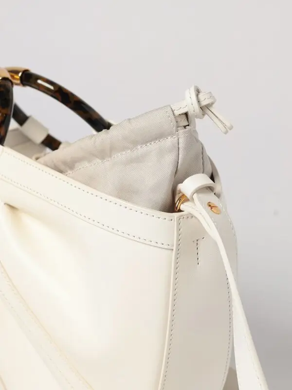 COCCINELLE Shell Ring Handle Tote Bag