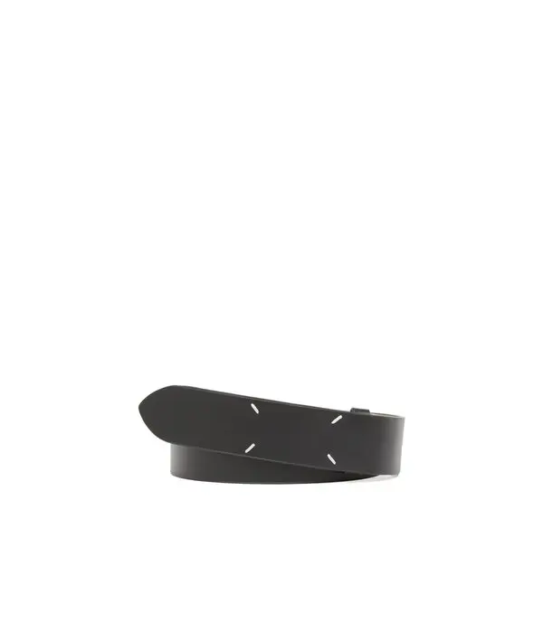 MAISON MARGIELA Leather Belt - Black