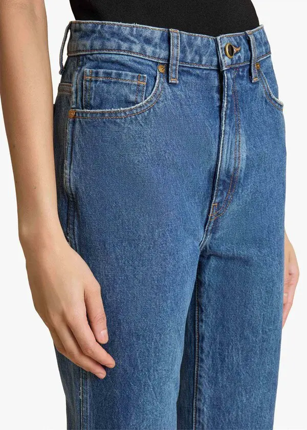 Khaite Abigail Straight-leg Jeans