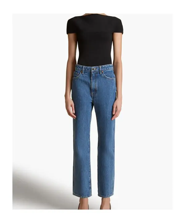 Khaite Abigail Straight-leg Jeans