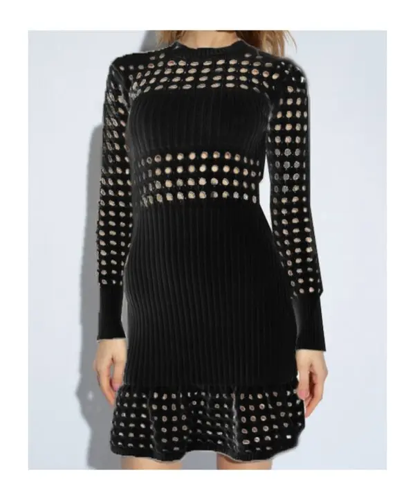 Alexander McQueen Openwork Dress