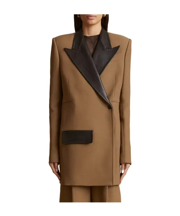 Khaite The Jacobson Asymmetrical Blazer