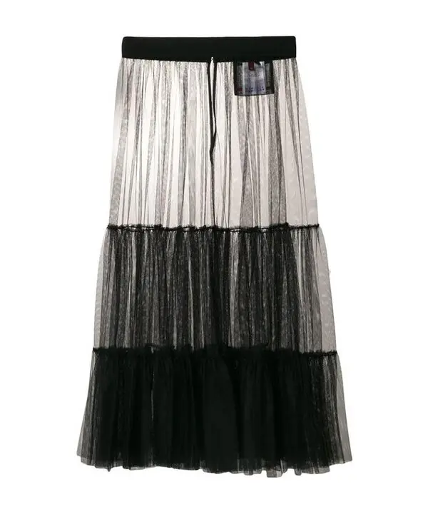 Moncler Tulle Pleated Skirt