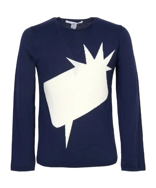 Comme Des Garçons Long Sleeve Graphic Pullover