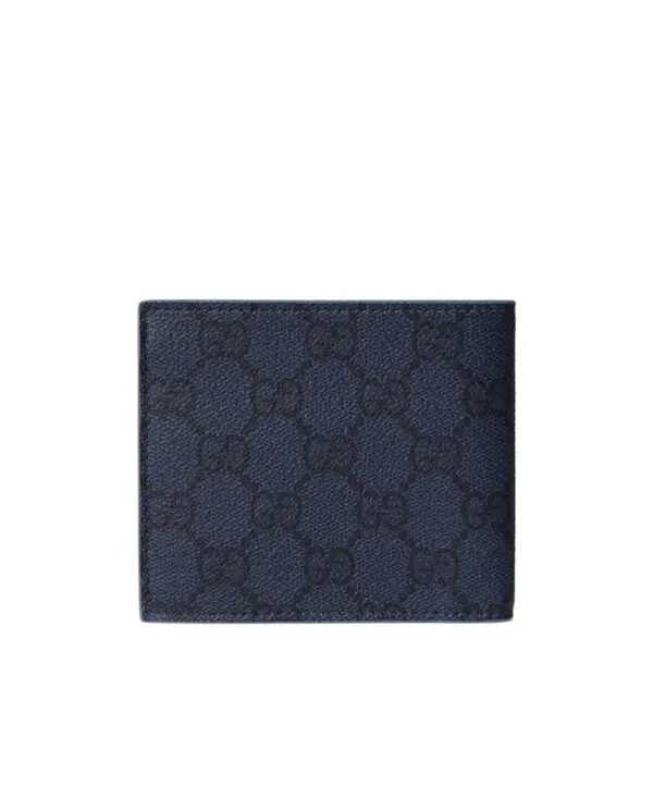 Gucci Gg Bi-fold Wallet - Dark Blue