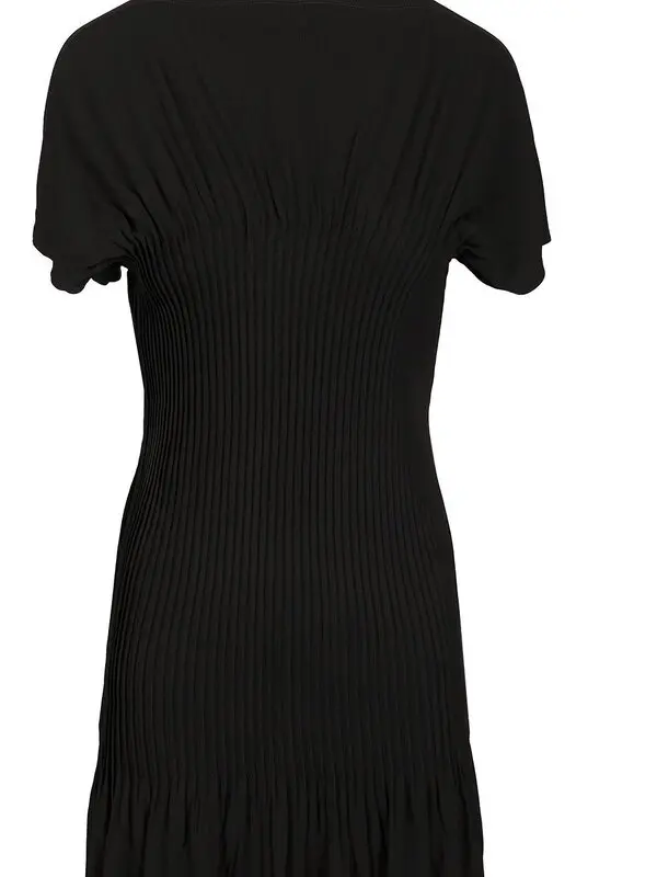 TOTEME Pleated Boat-neck Maxi Dress