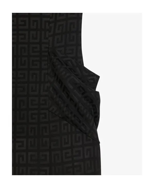 Givenchy 4g Jacquard Sleeveless Midi Dress