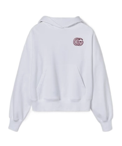 Gucci Logo Embroidered Hoodie