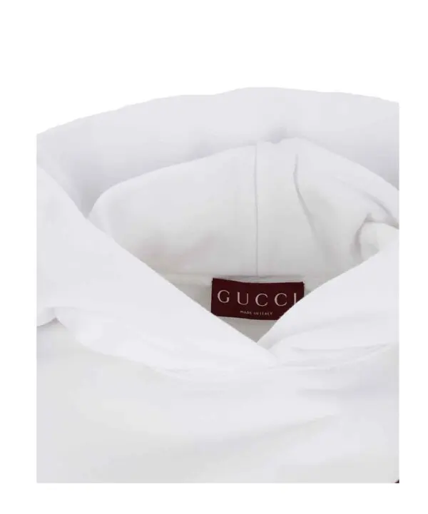 Gucci Logo Embroidered Hoodie