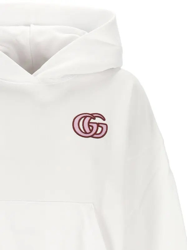 Gucci Logo Embroidered Hoodie