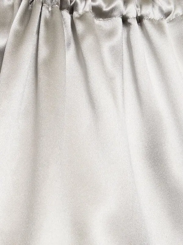 LOULOU STUDIO Halter Neck Sleeveless Dress - Gray