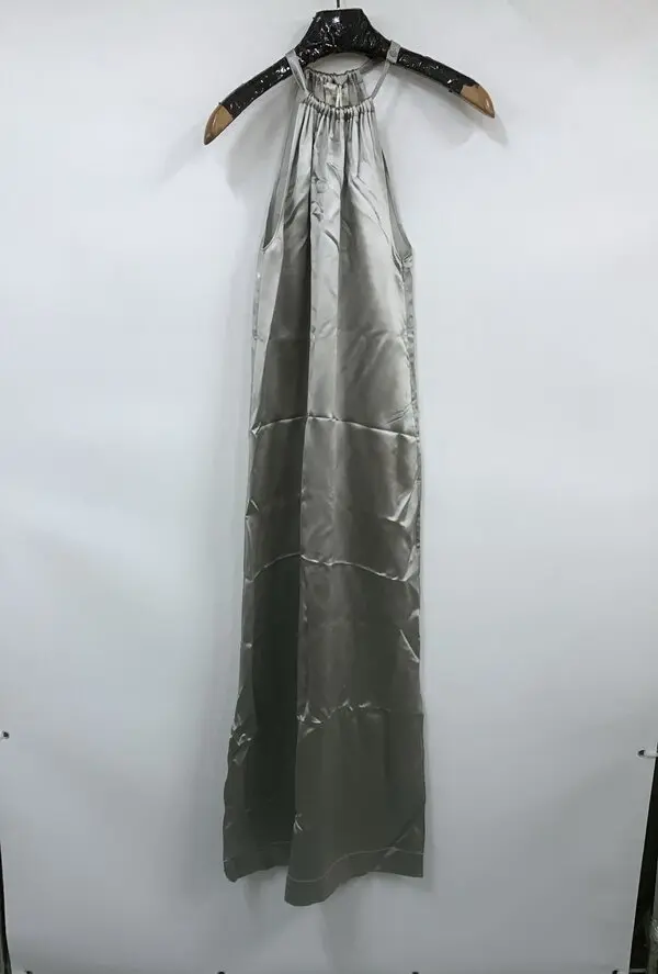 LOULOU STUDIO Halter Neck Sleeveless Dress - Gray