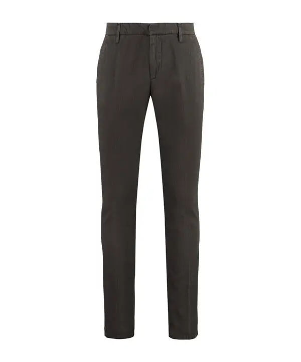 DONDUP Gaubert Cotton Trousers - Black