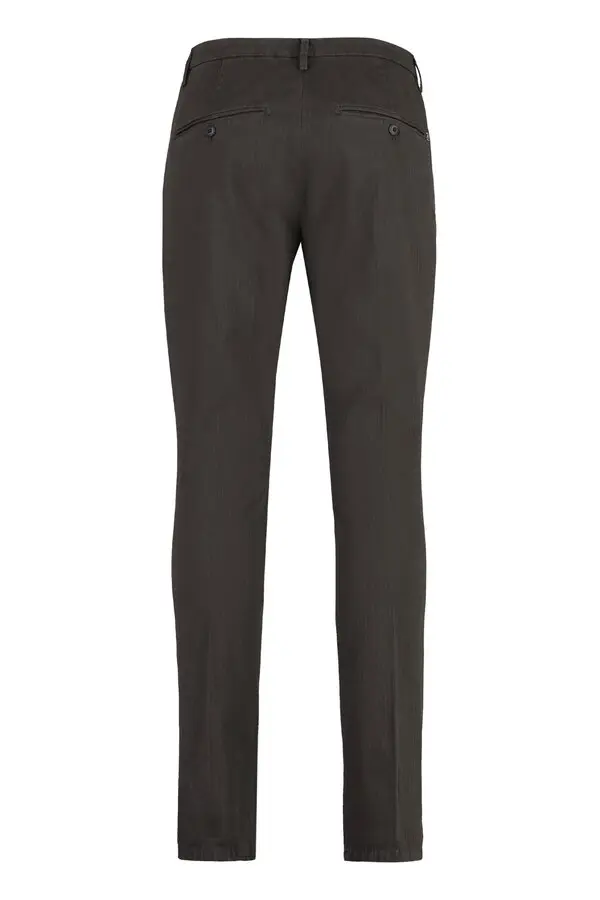 DONDUP Gaubert Cotton Trousers - Black